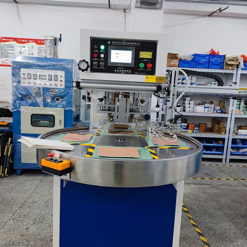 12KW Auto Round Rotary High Frequency Welding Machine For PU Leather ...