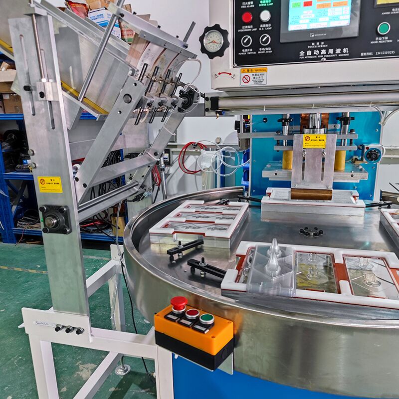 Automatic Round Rotary Table Type High Frequency Welding Machine With 2 ...